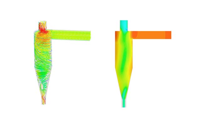 Optimizing Cyclone Separator Performance: CFD Analysis.